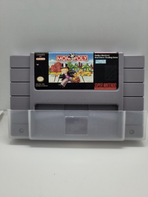 Super Nintendo SNES Monopoly Video Game Clean and Ready To Ship ...