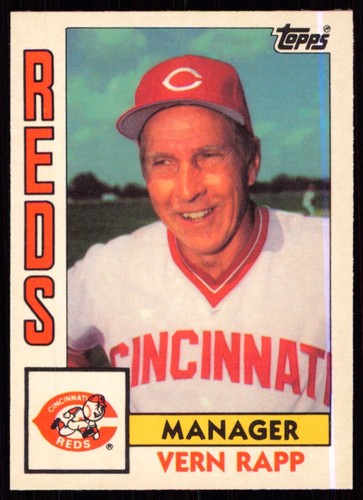 1984 Topps Traded Vern Rapp Cincinnati Reds #95T | eBay