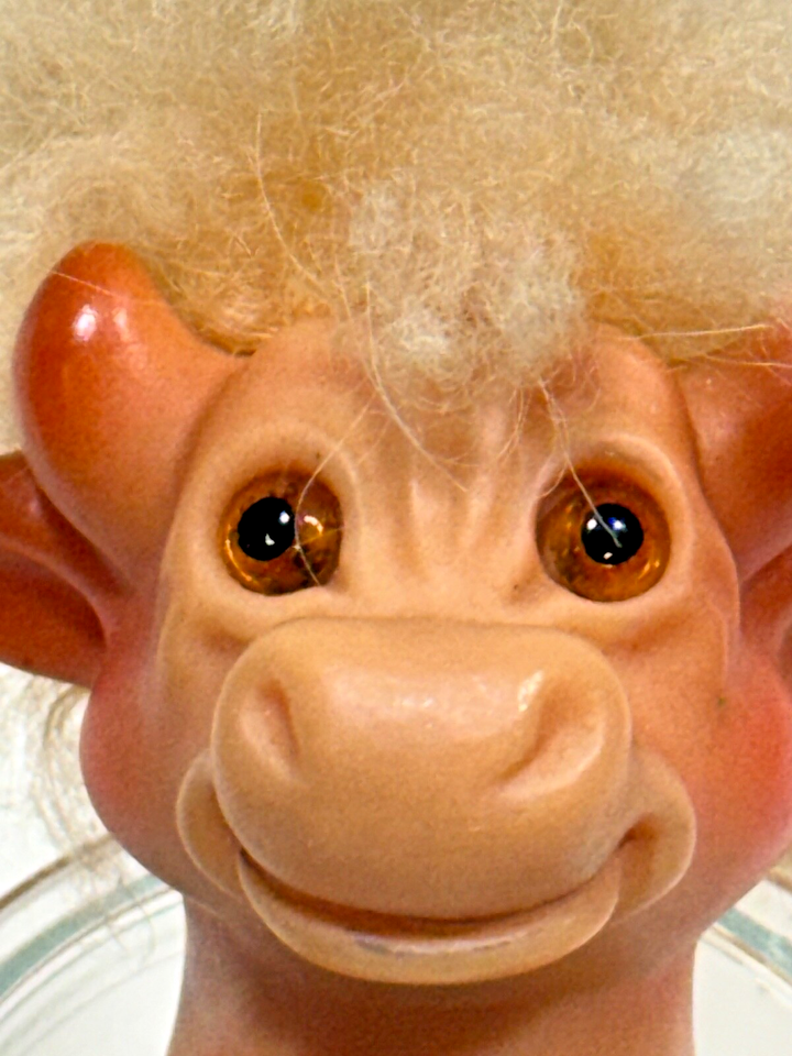 VINTAGE Troll Cow DAM Things 1964 Bull 3" Troll Gonk Cow Bull Toy ...