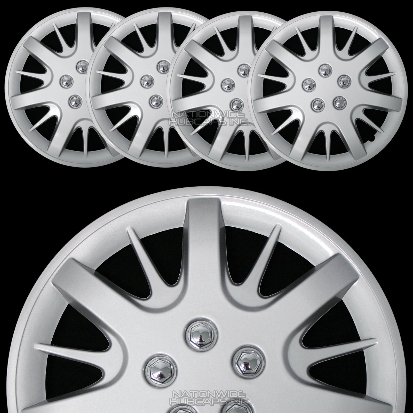 Set 4 fits 2000-2011 Chevy Impala Monte Carlo 16" Full Wheel Covers Rim ...