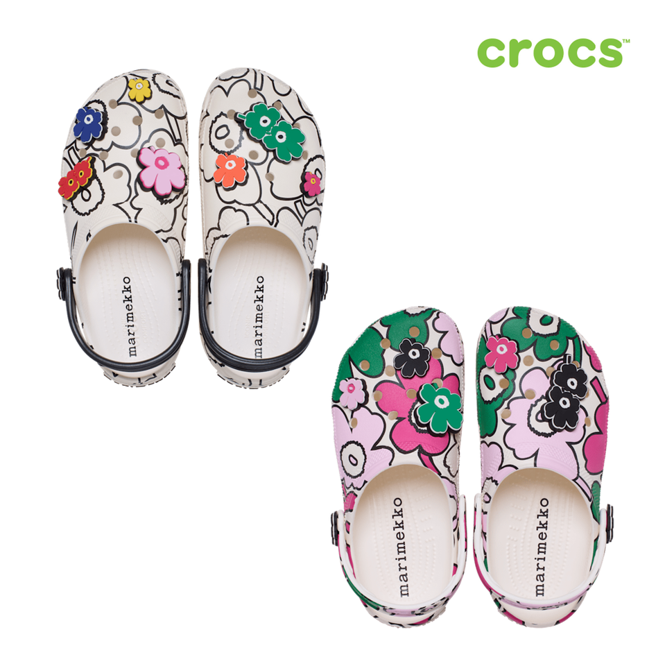NEW CROCS Marimekko Classic Platform Clog Flower 211411 W6 | eBay
