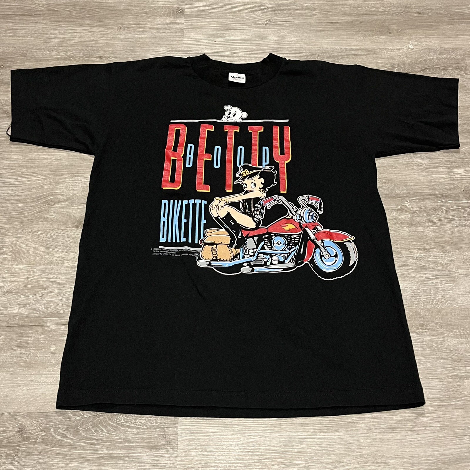 Vintage 1995 Betty Boop Bikette Motorcycle Biker T-Sh… - Gem