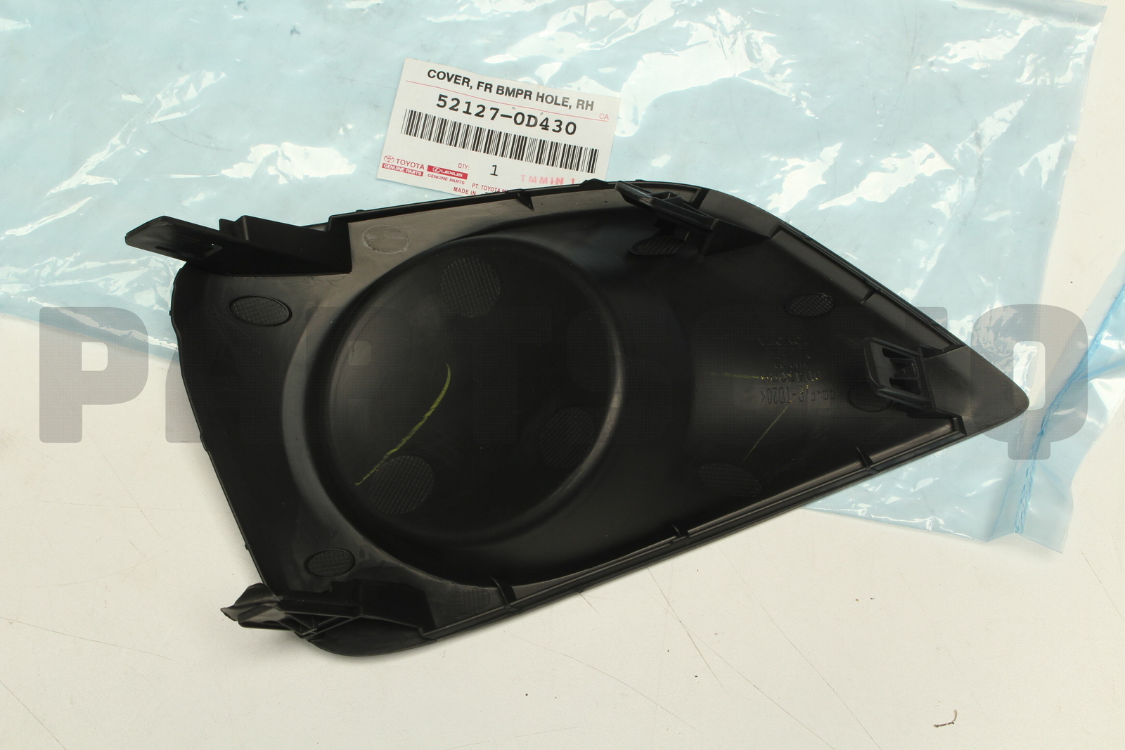 521270D430 Genuine Toyota COVER, FRONT BUMPER HOLE, RH 52127-0D430 | eBay