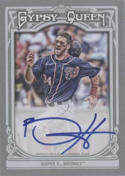 2013 Topps Gypsy Queen - Gypsy Queen Autographs #GQA-BHA Bryce Harper ...