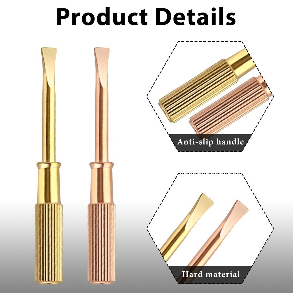 Silver/Gold/Rose Gold Mini Screw Driver Titanium Steel Screwdriver Set ...