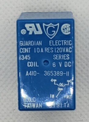 Guardian Electric A410-365389 -11 Relay | eBay