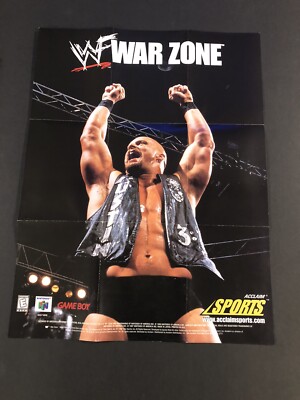 wwf warzone n64 Poster insert | eBay