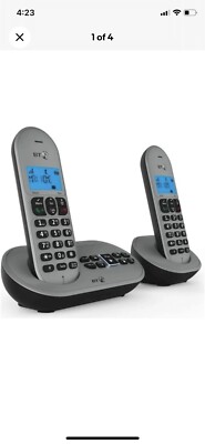 BT 3580 Twin Cordless Phone Home Landline Telephone Answer Machine ...