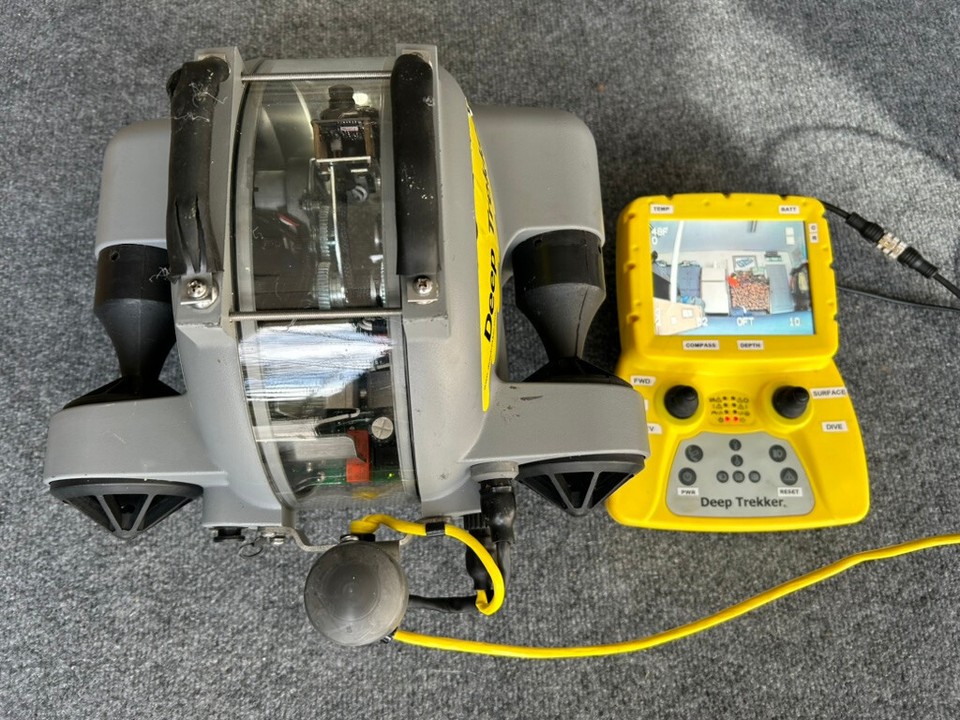 DEEPTREKKER Underwater Remote Control Camera - 300' Umbilical - Lights, Recorder | eBay