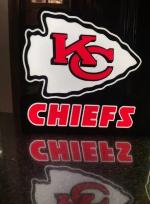 Kansas City Chiefs Light Box with LED lights Super Bowl | eBay