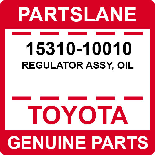 OEM Toyota 1531010010 Oil Regulator ASSY 15310-10010 for sale online | eBay