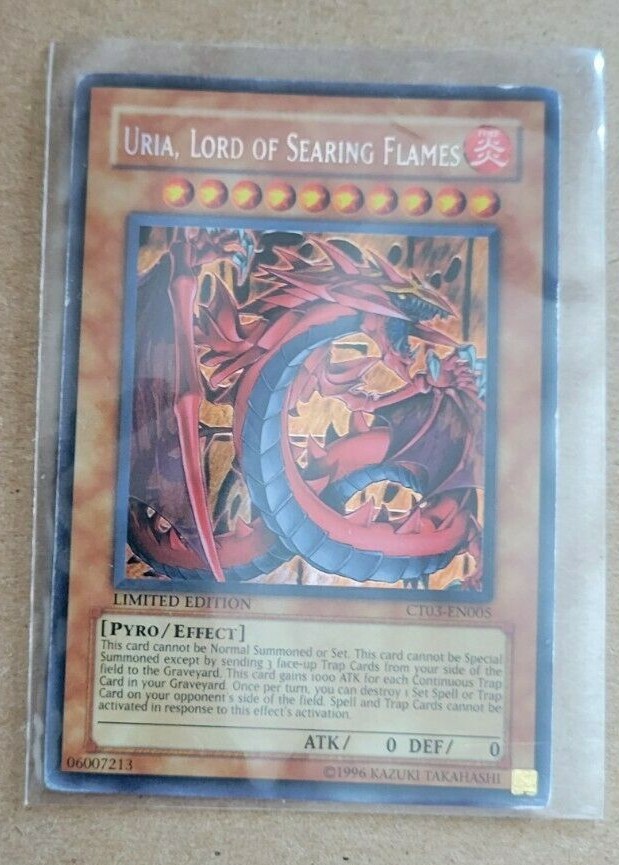 Yugioh Uria Yu Gi Oh [English] Uria, Lord Of Searing Flames Sic. (Used