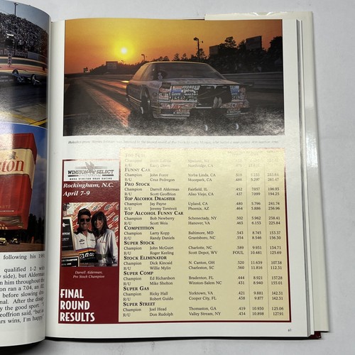 1995 NHRA Winston Drag Racing Yearbook Hardback | eBay