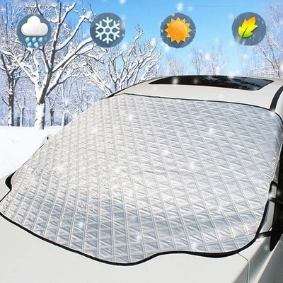 Magnetic Car Sunshade Snow Ice Shield Windshield Snow Sun Shade ...