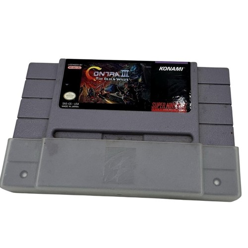Contra 3 III: The Alien Wars (SNES, Super Nintendo, 1992) | eBay