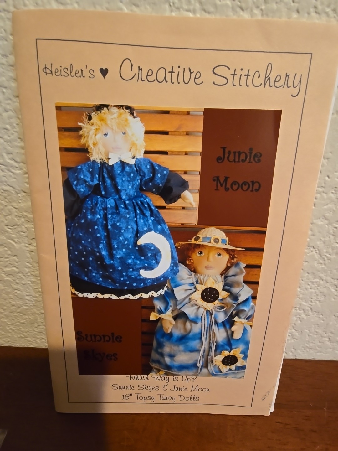 Heislers Creative Stitchery Sunnie Skyes Junie Moon Topsy Turvy Doll ...