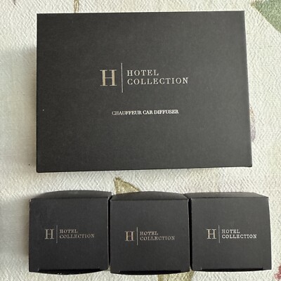 Hotel Collection Chauffeur Car Diffuser NEW 3x Crystal Oud Oil Included ...