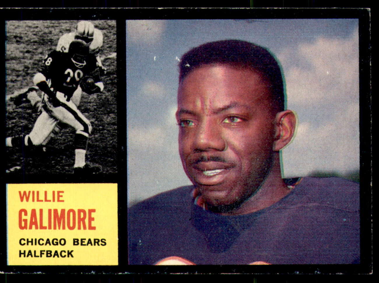 1962 Topps #14 Willie Galimore Ex-Mint Bears ID:247104 | eBay