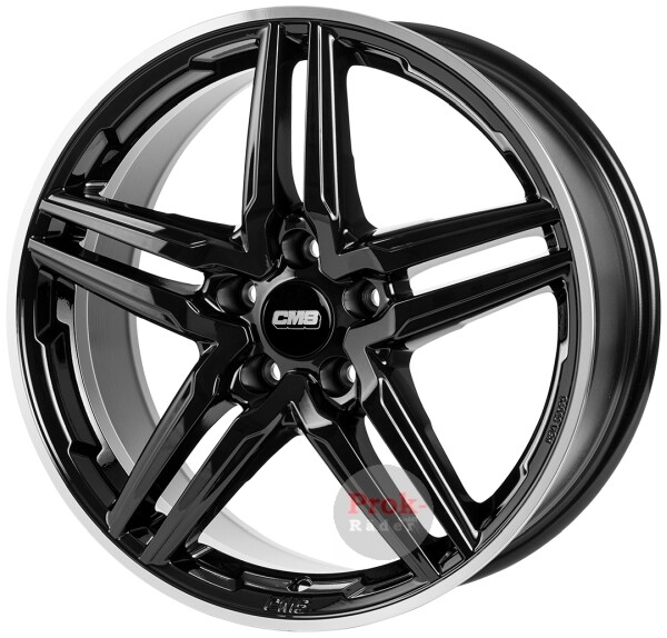 CMS C29 Diamond Rim Black 7,5x17 ET 50.5 LK 5 108 Alufelgen 17 Zoll ...