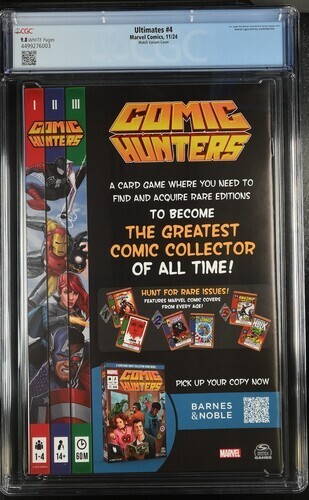 ULTIMATES #4 MARVEL 2024 FRANCESCO MOBILI 1:25 VARIANT CGC 9.8 NM/MT IN ...