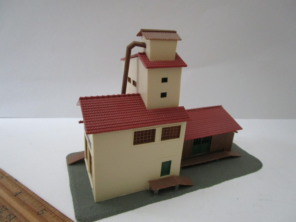 Vintage Built N Scale Warehouse Depot Building For Train Layout | eBay