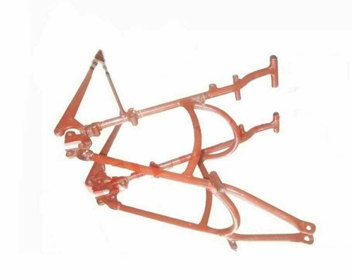 World War 2 Style Rigid Body Frame + Rear Stand For Royal Enfield ...