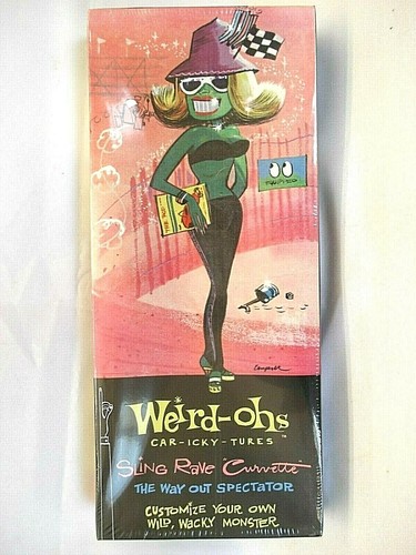 2006 WEIRD - OHS SLING RAVE CURVETTE #16017 HAWK PLASTIC MODEL KIT ...