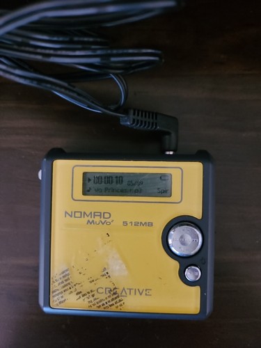 Creative Nomad MuVo2 512MB MP3 player Sports Edition Yellow EXTREMELY ...