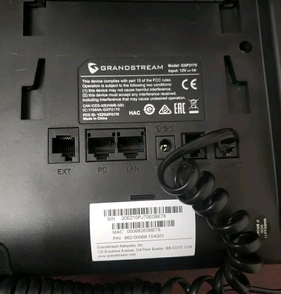 Grandstream GXP2170 High-End IP Phone - Black 6947273701972 | eBay