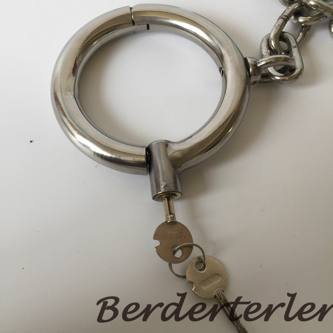 Stainless Steel Leg Irons Chain Ankle Cuffs Shackle Woman Man Restraint ...