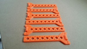 6 x Tingle brick wall building string line holder twigs use with corner ...