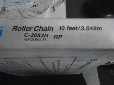 Tsubaki C-2082H Oversize 2" Double Pitch Roller Chain 10 ft RF2080-R | eBay
