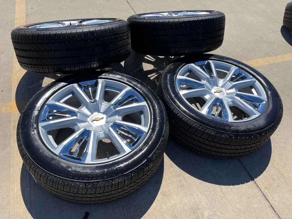 22" Chevy Tahoe RST OEM wheels rims 96951 Silverado Suburban 2023 2024 ...