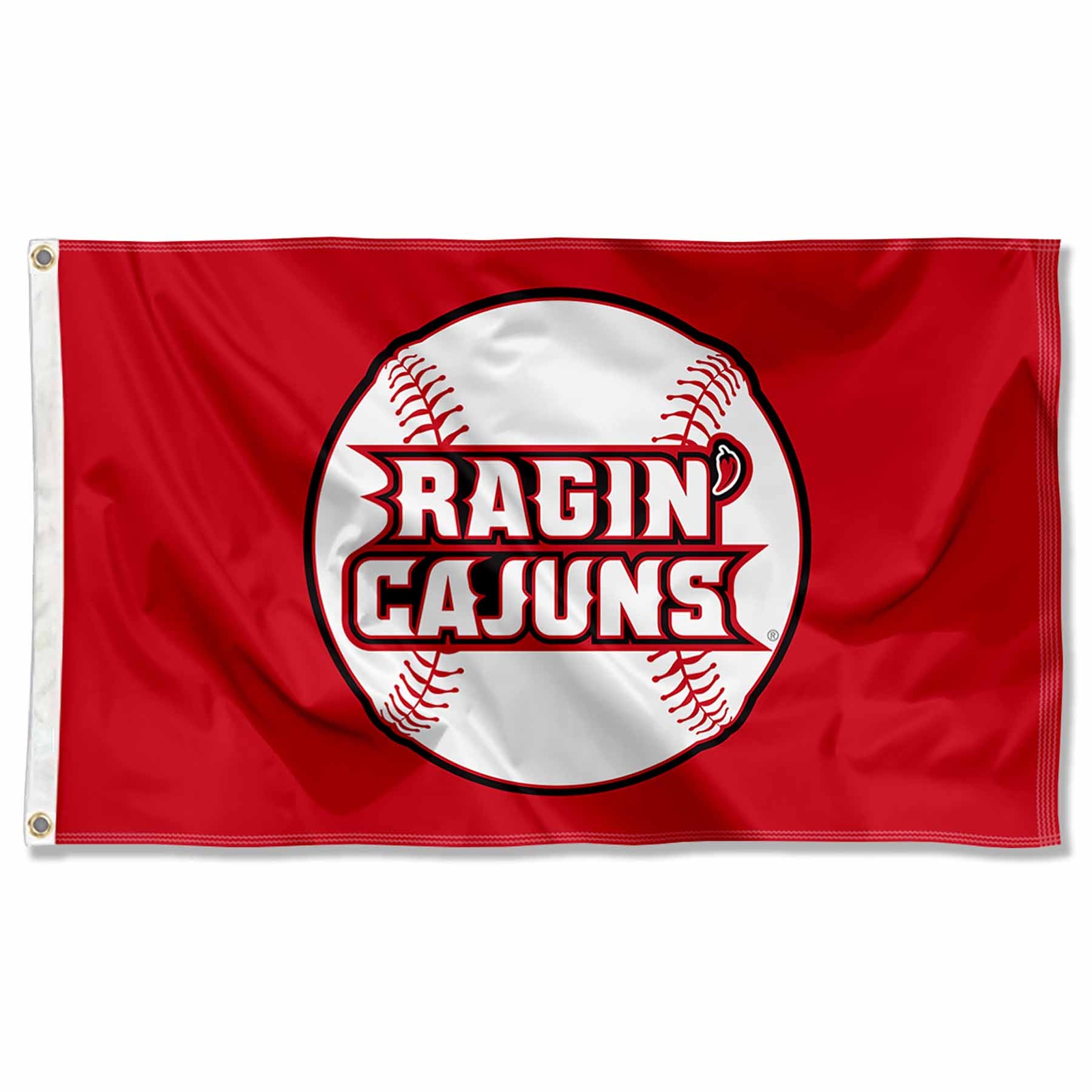 University of Louisiana at Lafayette Ragin Cajuns Baseball Flag Large ...