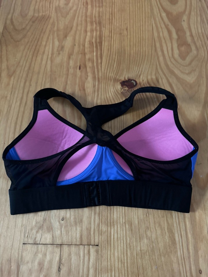 PINK Sport Bra Womens Size SMALL Victoria's Secret Ultimate Body Blue ...