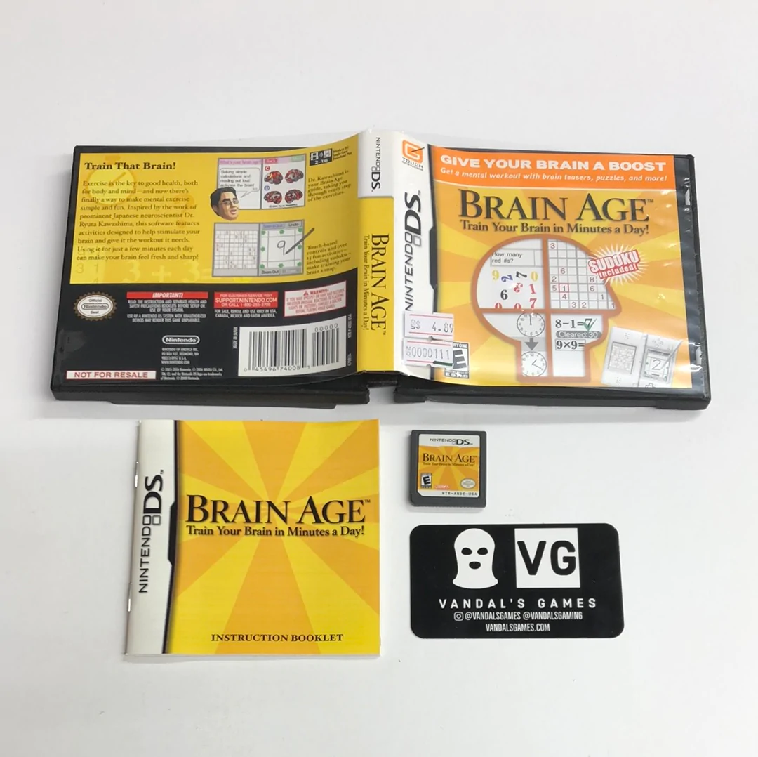 Ds - Brain Age Nintendo Ds Complete #111 | eBay