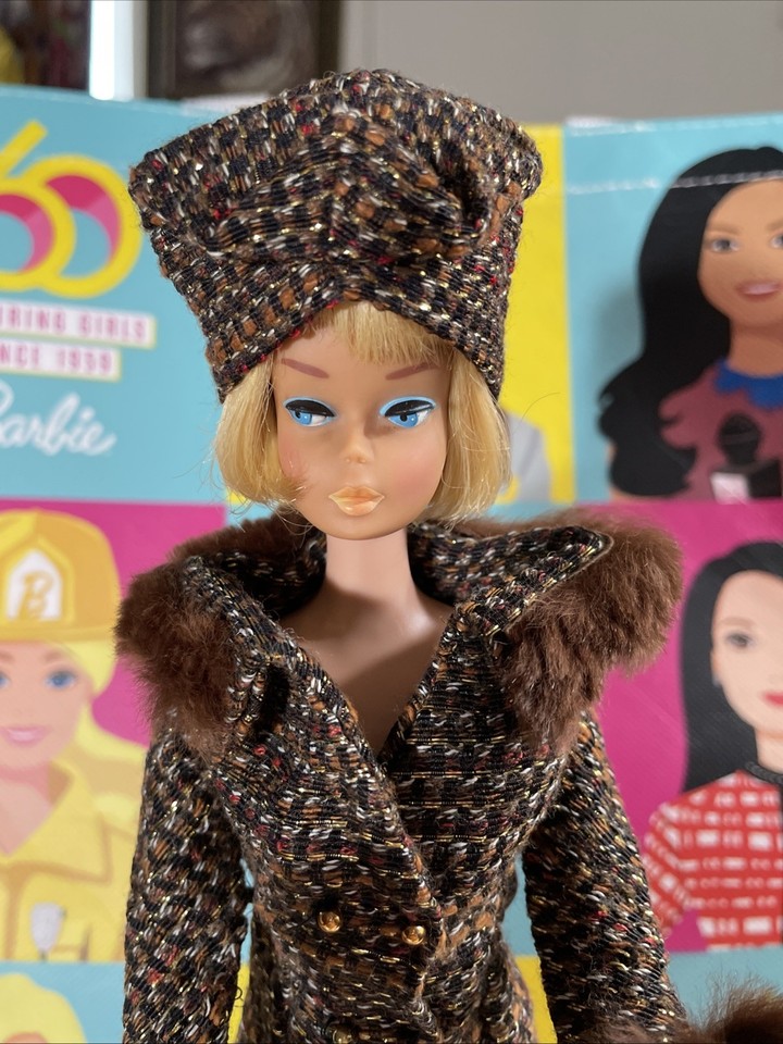 Vintage American Girl Barbie Pale Blonde All Original In #1615 Saturday ...