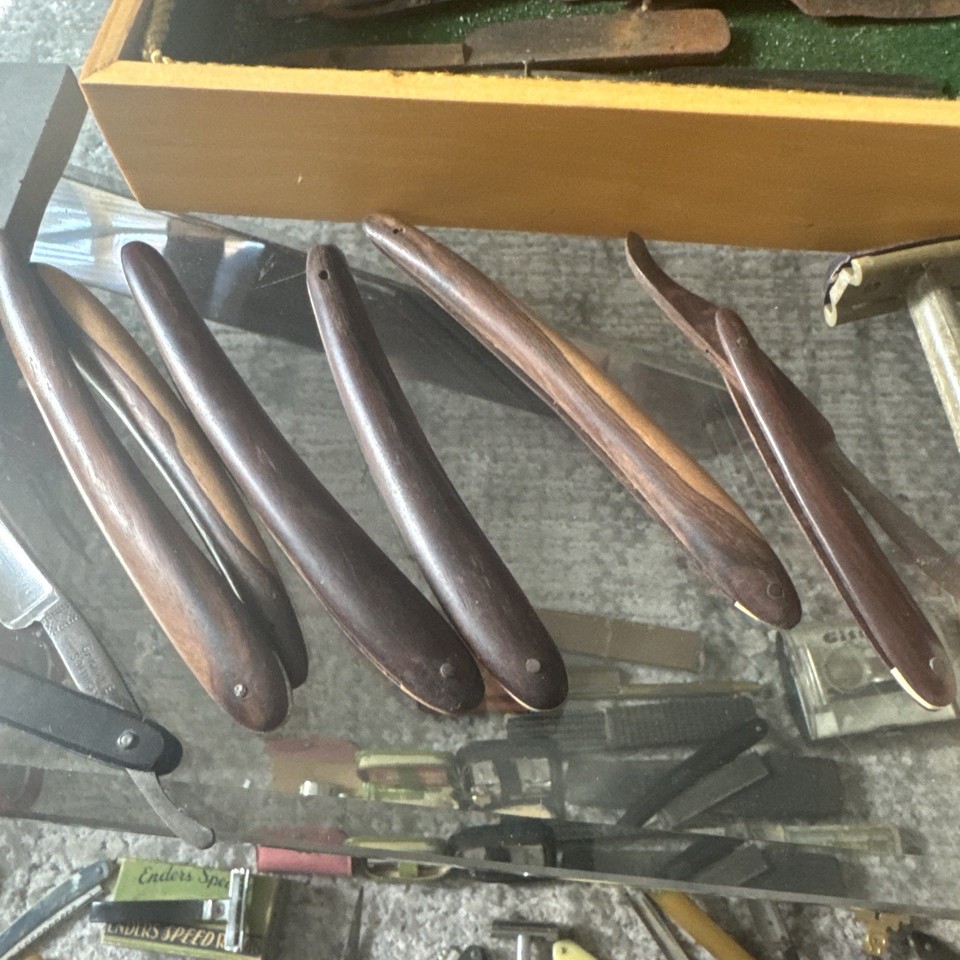 Vintage Barber Straight Razors handles and razors look | eBay