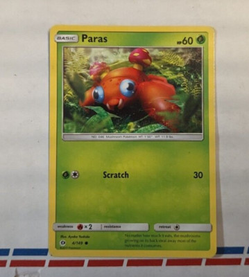 Paras Sun and Moon Base Set 4/149 Pokemon TCG | eBay