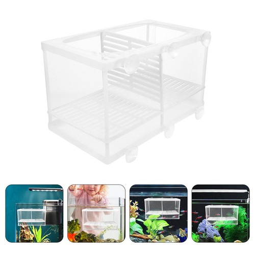 Fry Hatching Box Fish Net for Tank Separator Aquarium Breeding Supplies ...