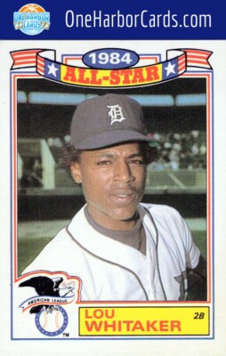 1985 Topps Detroit Tigers Baseball Card #14 Lou Whitaker | eBay