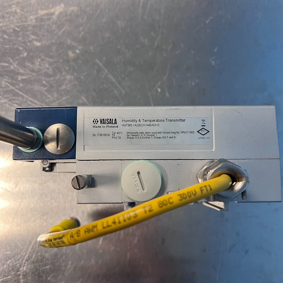 Vaisala HUMICAP HMT360 Humidity Temperature Transmitter w/ Probe HMP360 ...
