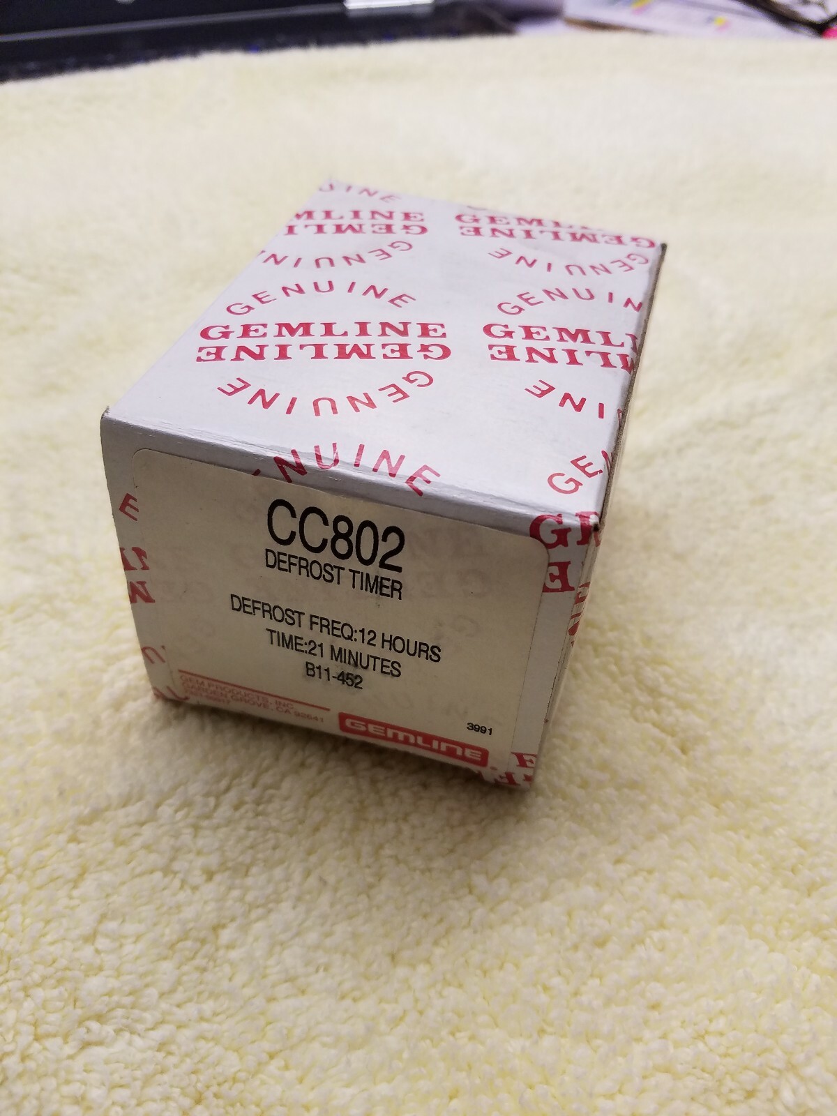 Gemline CC 802 Defrost Timer | eBay