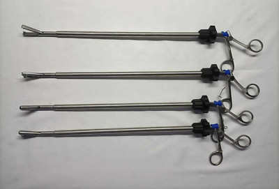 4pc Laparoscopic Gallblader Extractor & Spoon Forcep 10mm Reusable ...