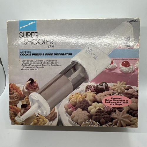 Proctor Silex Super Shooter Plus Cordless Cookie Decorator G0123. Pre ...