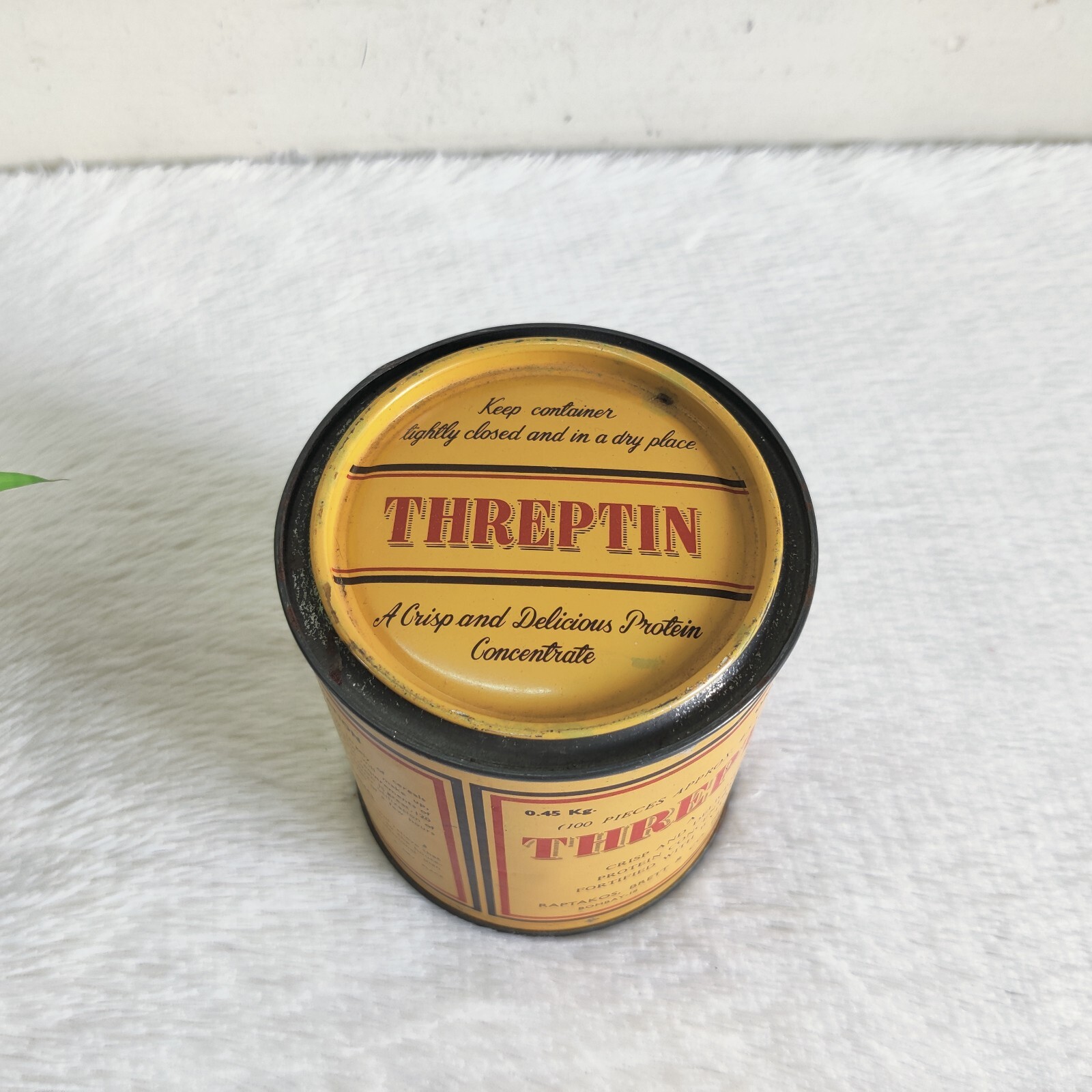 Vintage Threptin Biscuits Supplement Food Advertising Tin Box ...
