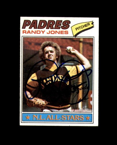 Randy Jones Signed Authentic 1977 Topps San Diego Padres Autograph | eBay
