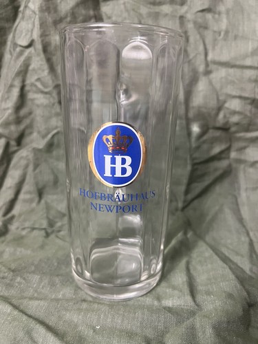 Vintage Pint HB Hofbrauhaus Fluted Glass Beer Stein | eBay