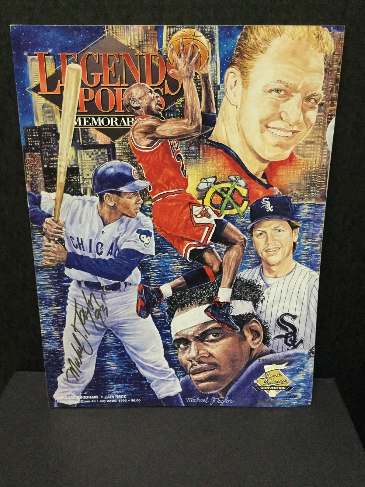 LEGENDS SPORTS MEMORABILIA 1993 Sport's Convention GOLD ED. Michael ...