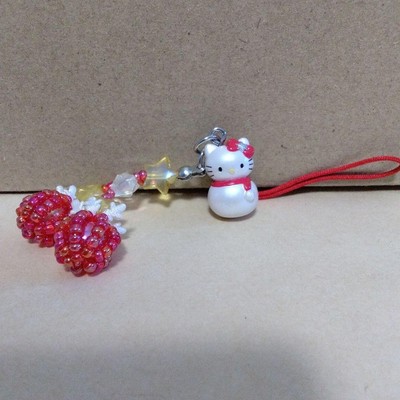 Hello Kitty Beads Strap That Snowman Kitty e5 | eBay Australia